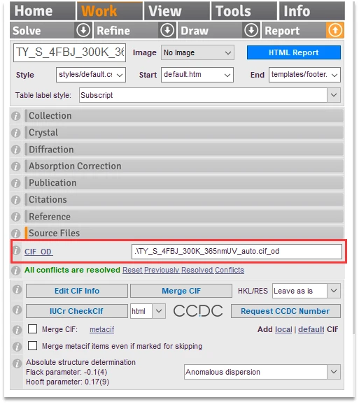 Olex2结构精修时信息无法写入CIF的解决方案 - 哔哩哔哩