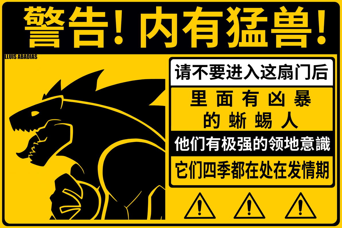 警告! 内有猛兽｜作者: Laser Lizard LLUIS【梗图翻译】 - 哔哩哔哩
