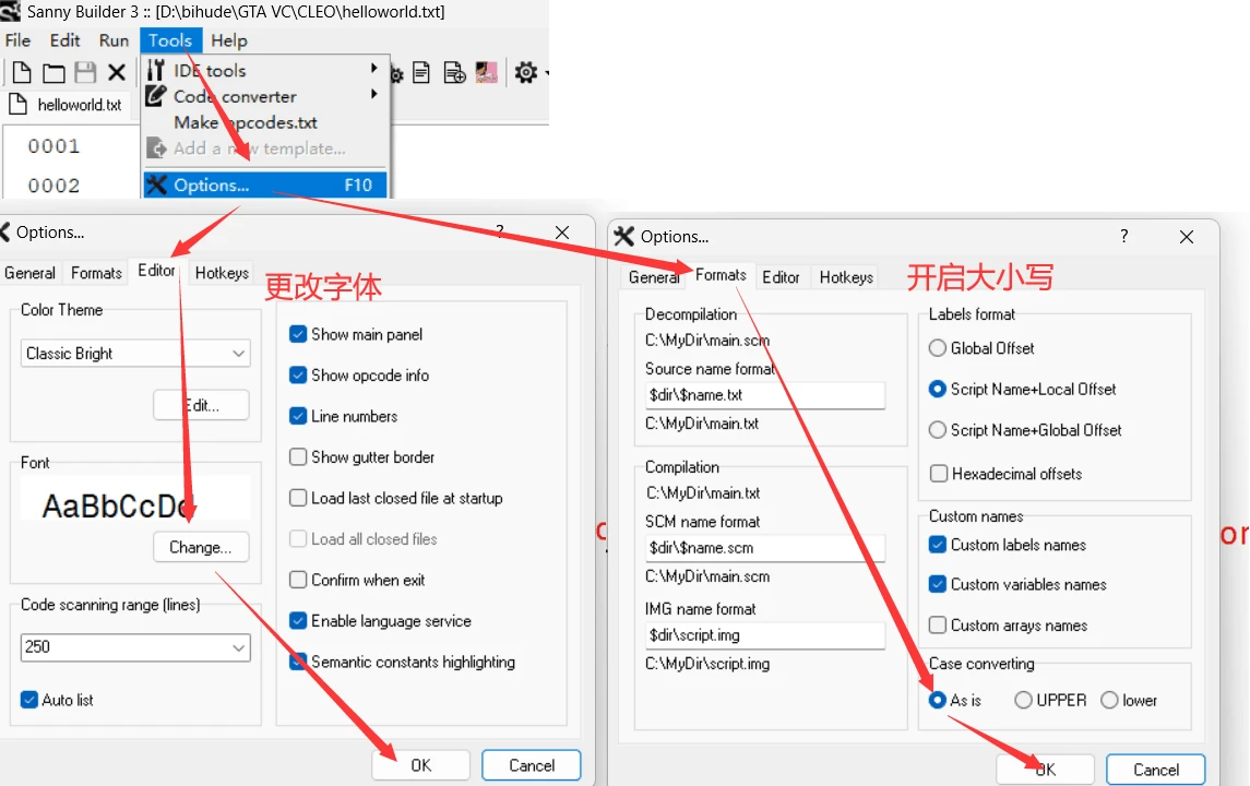 【cleo】SannyBuilder工具的使用 - 哔哩哔哩