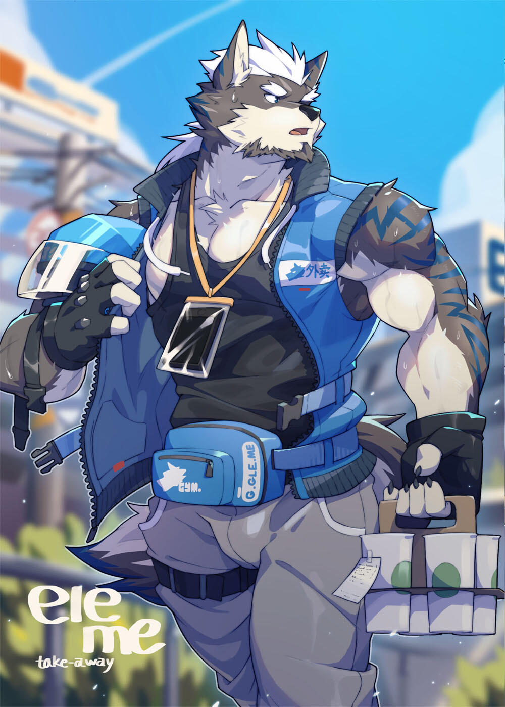 【p站转载】兽人furry图-画师 - 哔哩哔哩