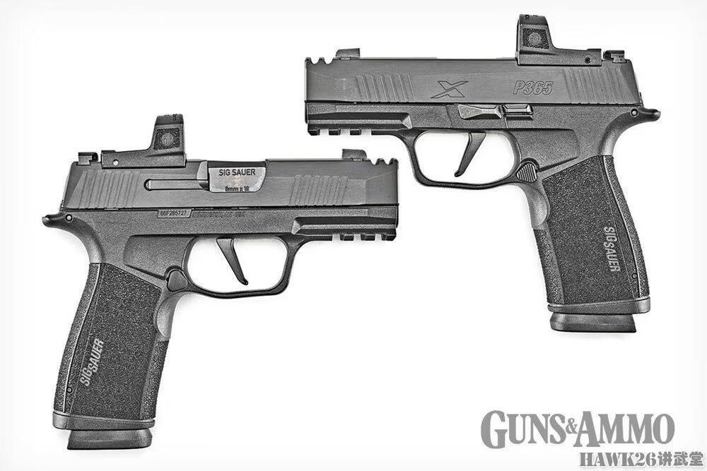 评测：西格绍尔P365-XMacro手枪 套筒集成补偿器 理想的自卫武器 - 哔哩哔哩