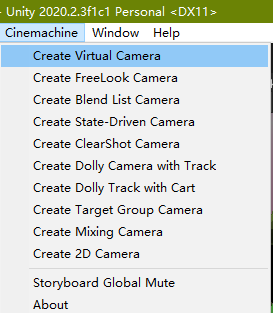Unity知识记录--Cinemachine跟随移动 - 哔哩哔哩