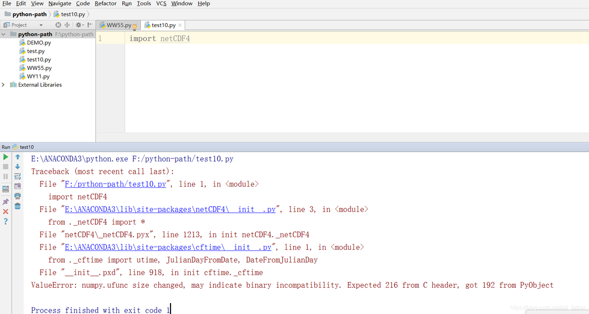 Python安装netCDF4(windows系统) - 哔哩哔哩