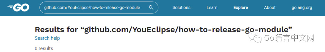 如何"优雅"地发布自己的 go module 模块到 pkg.go.dev - 哔哩哔哩