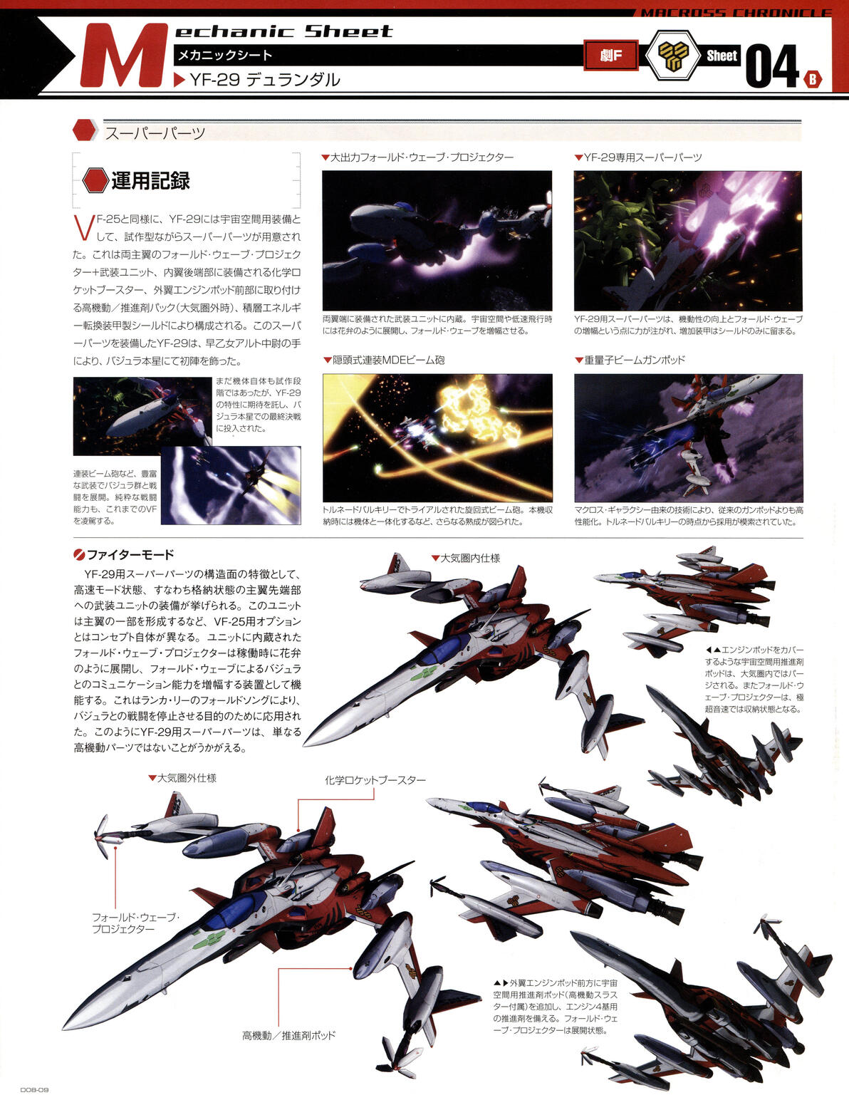 【一曰Acg】超时空要塞编年史 MACROSS Frontier剧场版 机体篇 YF-29 杜兰德尔 日文版 - 哔哩哔哩