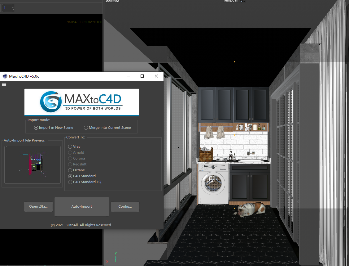 Max to c4d 从未如此简单（利用好max模型库） - 哔哩哔哩