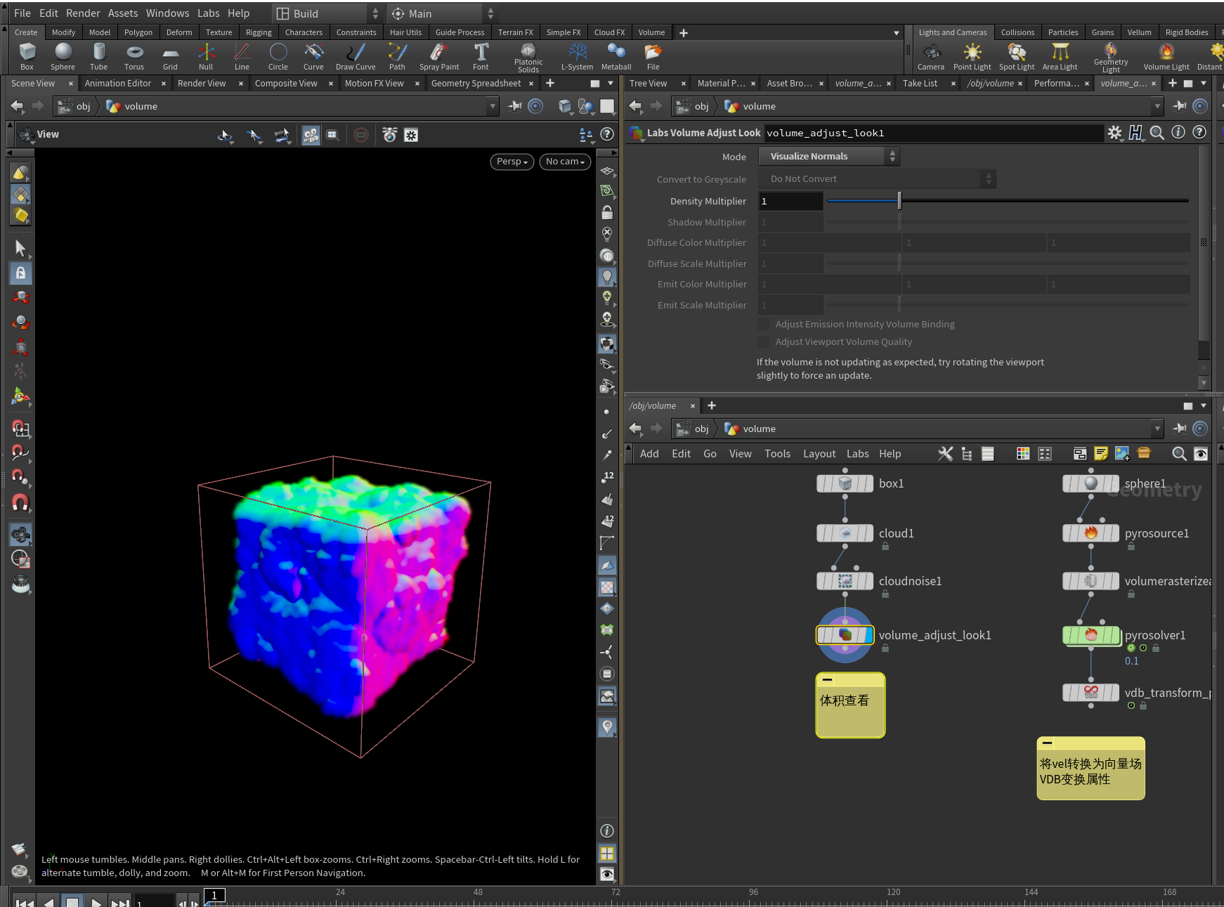 Houdini Labs常用工具节点使用示例（一） - 哔哩哔哩