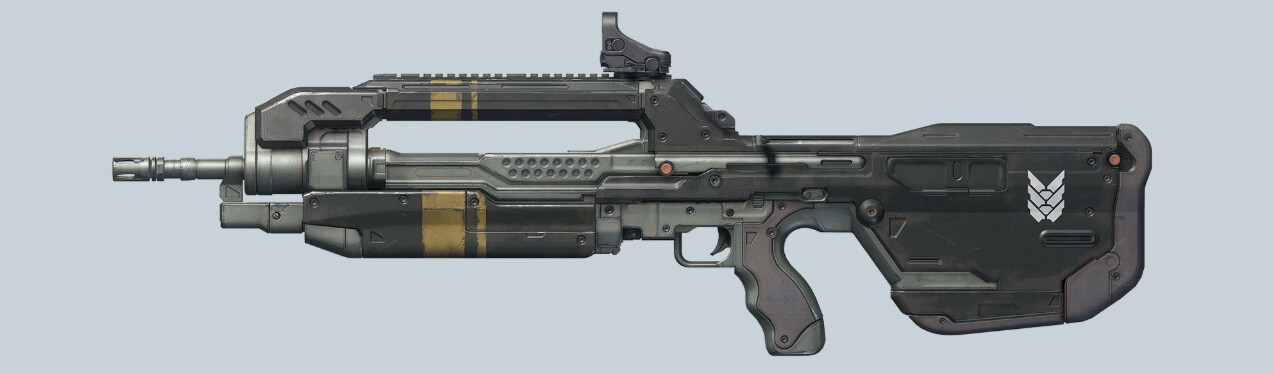 【HALO军械频道】BR55战斗步枪 —— 远程精准射击 - 哔哩哔哩