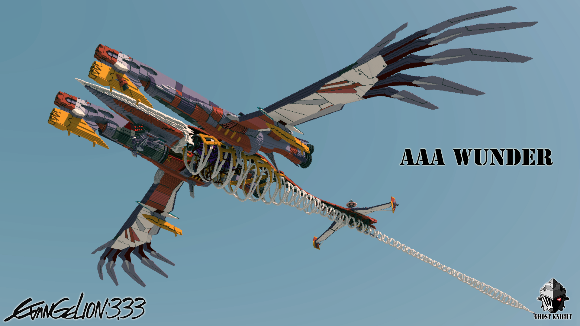 【我的世界】＜存档＞EVA：拥有弑神之力的希望之舰AAA Wunder - 哔哩哔哩