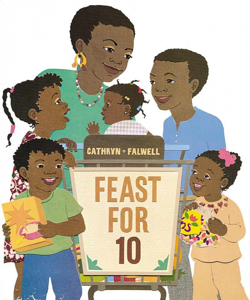 英文绘本阅读手记（3）数字启蒙绘本“Feast for 10”（吴敏兰推荐英文绘本） - 哔哩哔哩