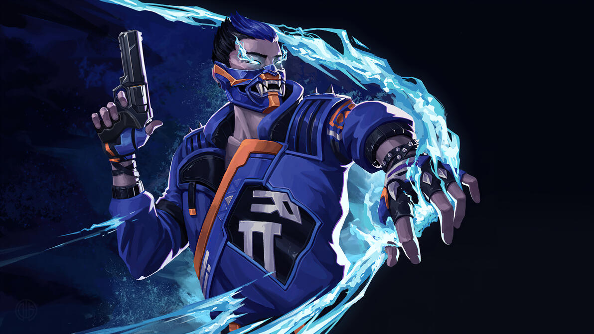 无畏契约（Valorant）| 夜露（Yoru）| 4K 电脑壁纸 手机壁纸 - 哔哩哔哩