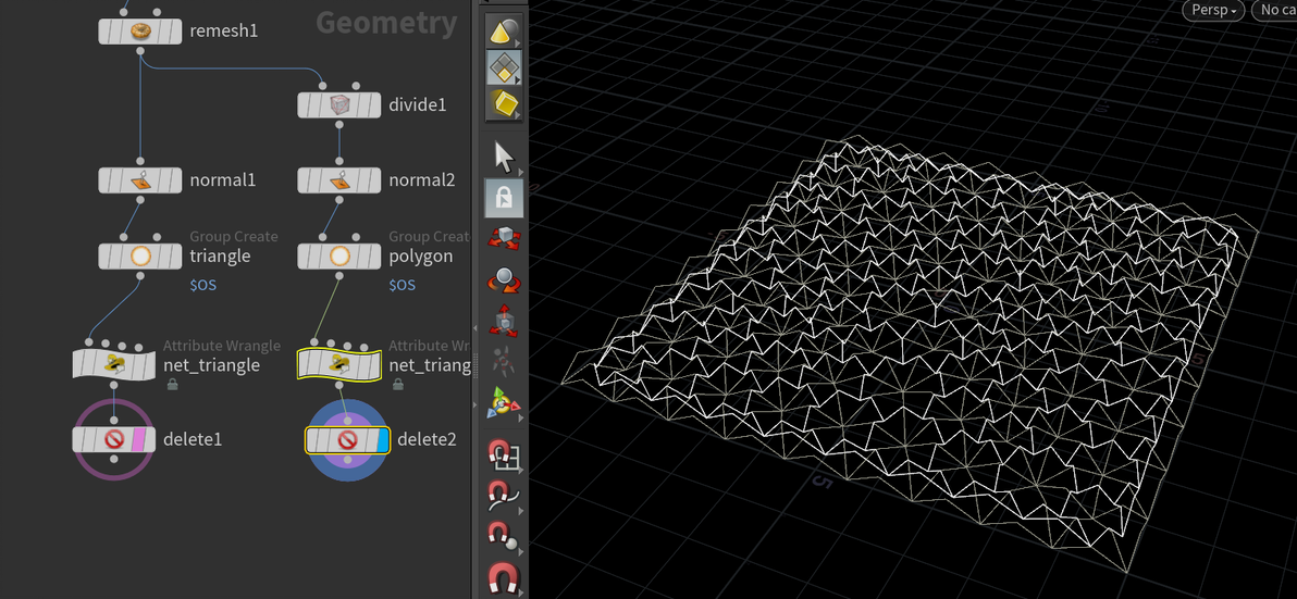 Houdini学习笔记026_互穿插网格（Dual Mesh） - 哔哩哔哩