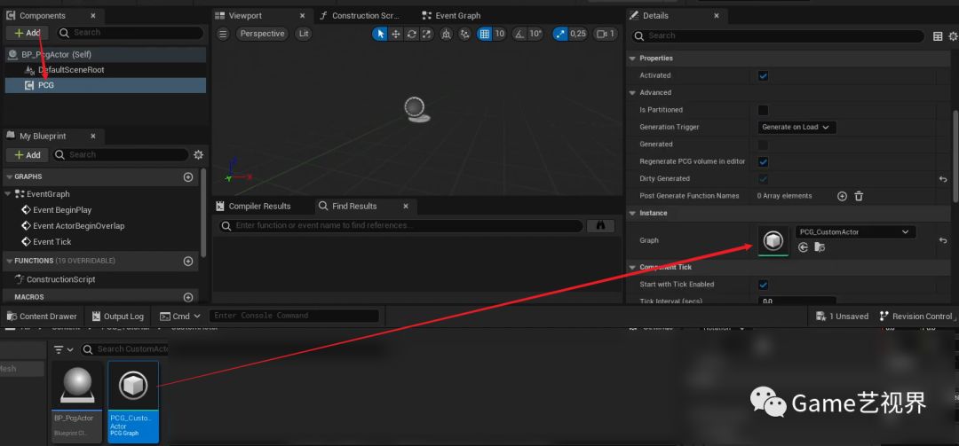 UE5.2预览版PCG工具：自定义 PCG Actor 和属性(05)-采样网格(06) - 哔哩哔哩