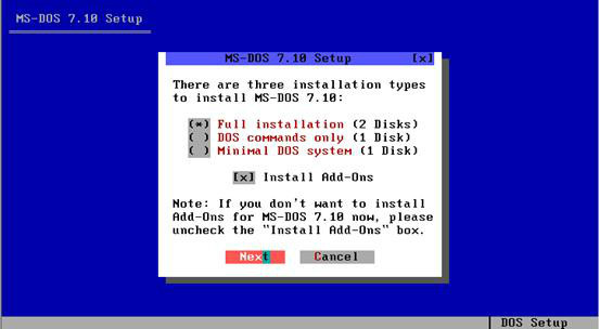 Microsoft MS-DOS7 安装介绍 - 哔哩哔哩