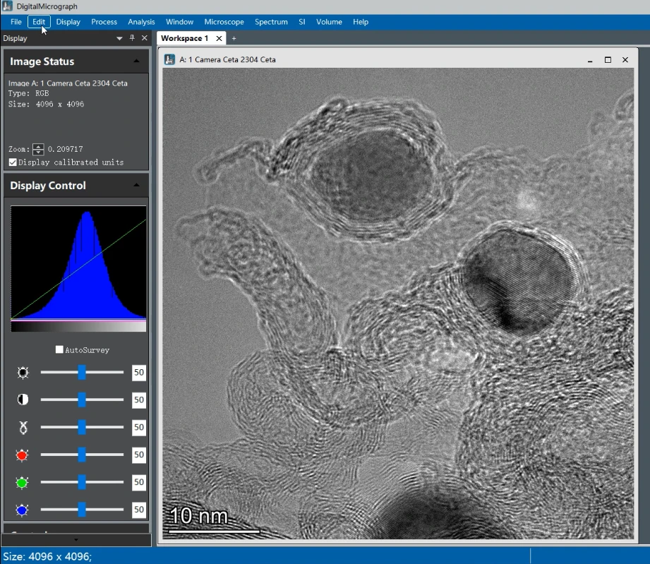 HRTEM晶格条纹间距测量——DigitalMicrograph（GMS） - 哔哩哔哩