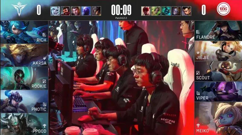 大威天龙临凡，V5爆锤EDG，领跑积分榜！网友：鸡你太美！ - 哔哩哔哩