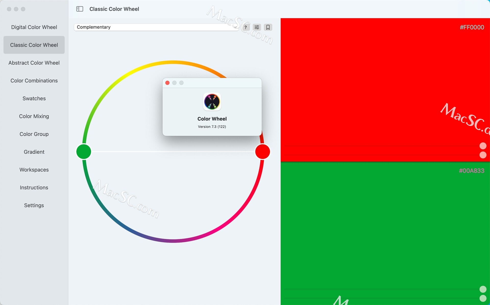 Color Wheel Mac中文/英文版(色轮工具) - 哔哩哔哩