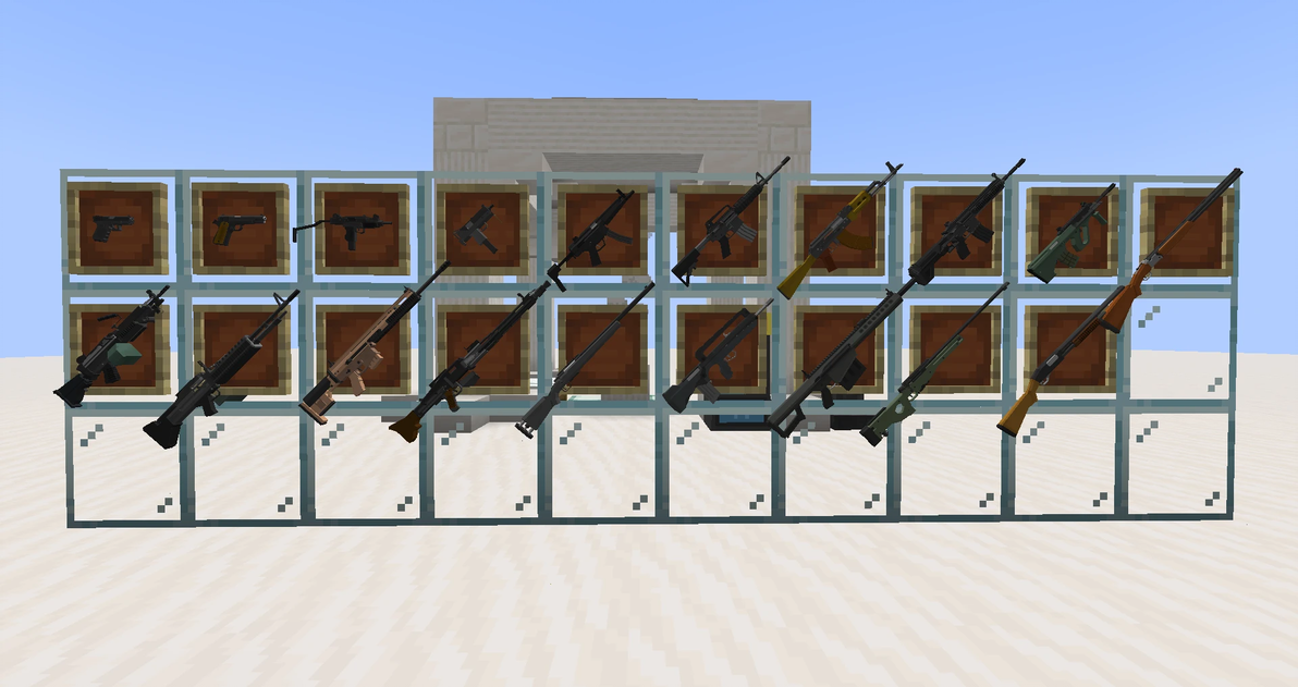 【MC资源帖】枪械模组推荐（六）：枪械工艺 - 哔哩哔哩
