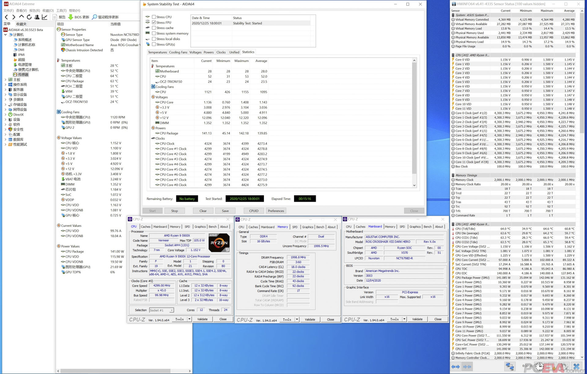 华硕ROG Crosshair VIII Dark Hero主板评测 - 哔哩哔哩