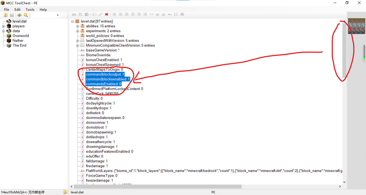 基岩版最强修改器，还能够将Java世界和基岩世界互相转换-MCC Tool Chest PEの使用教程 - 哔哩哔哩