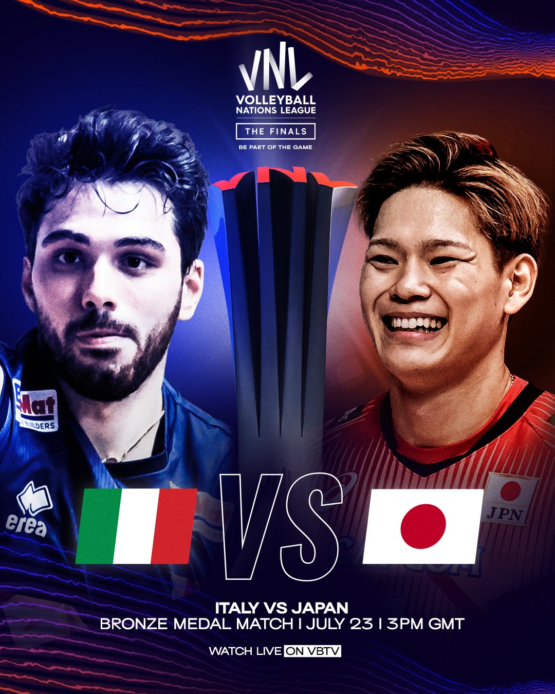 世界男排联赛冠亚季军战收视指南，意日抢铜，波美争金！ - 哔哩哔哩