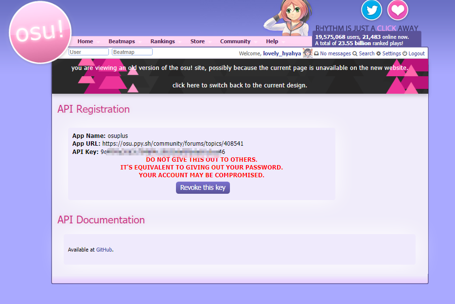 OSU：如何使用osu!plus插件进行查看排行榜、镜像下载等操作>w