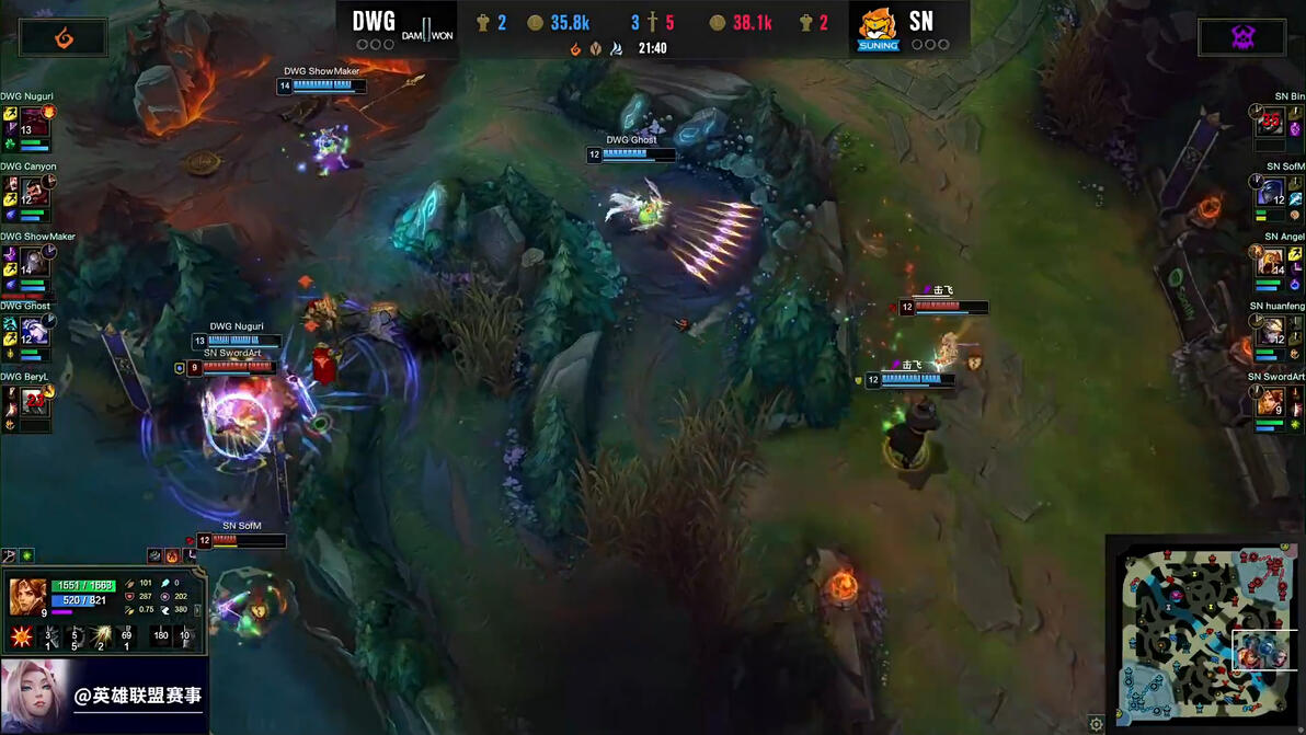 英雄联盟全球总决赛S10战报丨SN折戟沉沙，DWG夺冠，LCK五冠重回第一赛区！ - 哔哩哔哩
