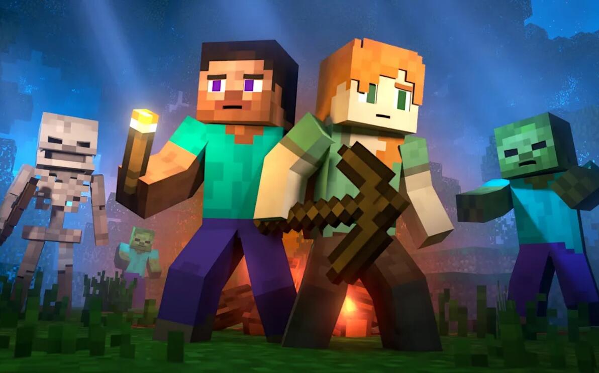 【Minecraft/BPS/Steve&Alex】我的世界动画壁纸大展览（第一部） - 哔哩哔哩