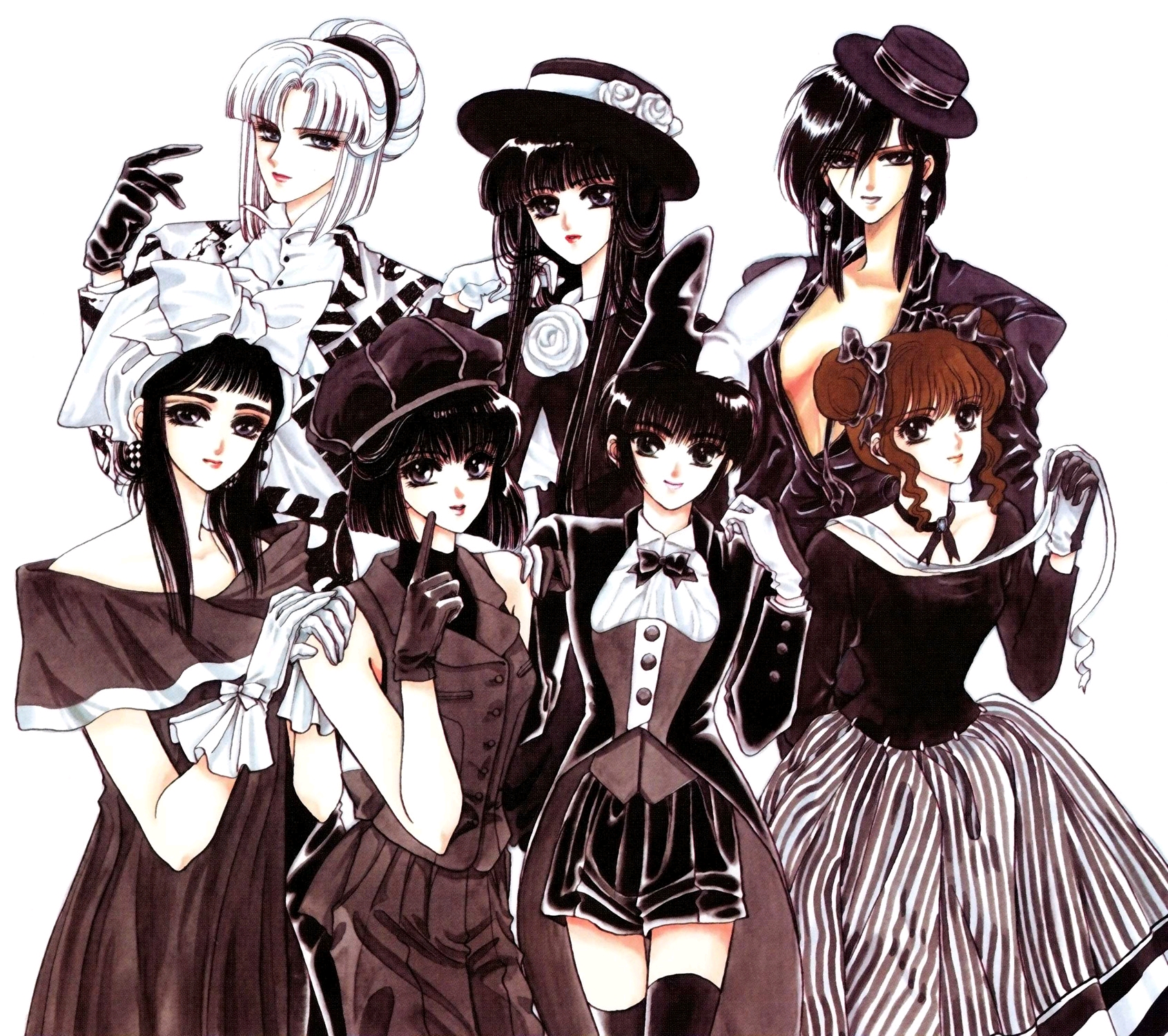 【高清资源】CLAMP原画集① - 哔哩哔哩