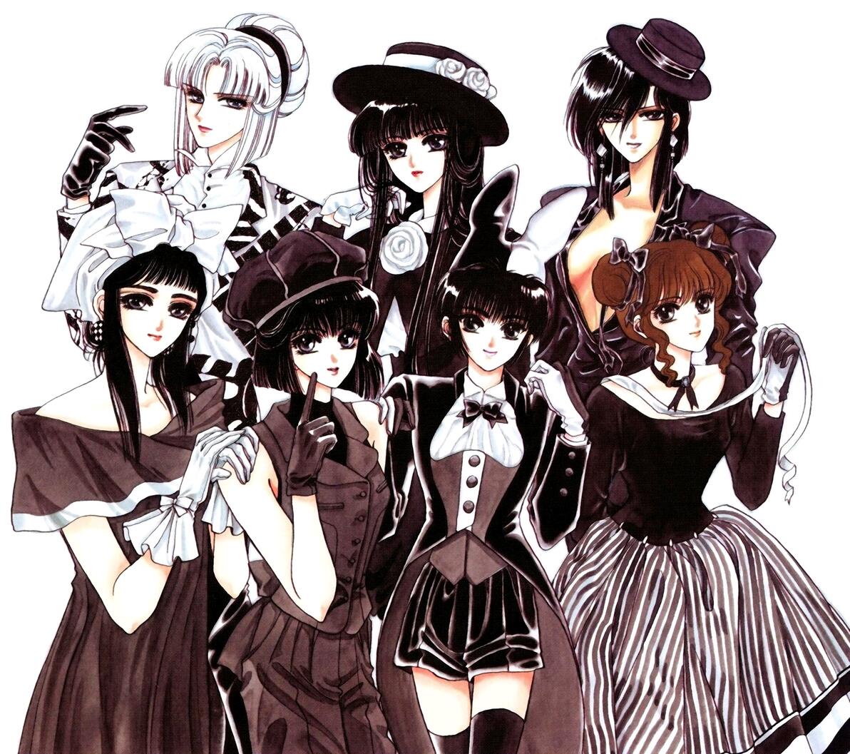 【高清资源】CLAMP原画集① - 哔哩哔哩