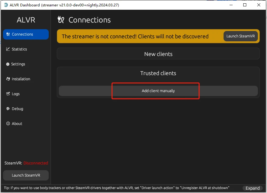 vision pro 通过ALVR串流电脑玩SteamVR游戏教程 - 哔哩哔哩