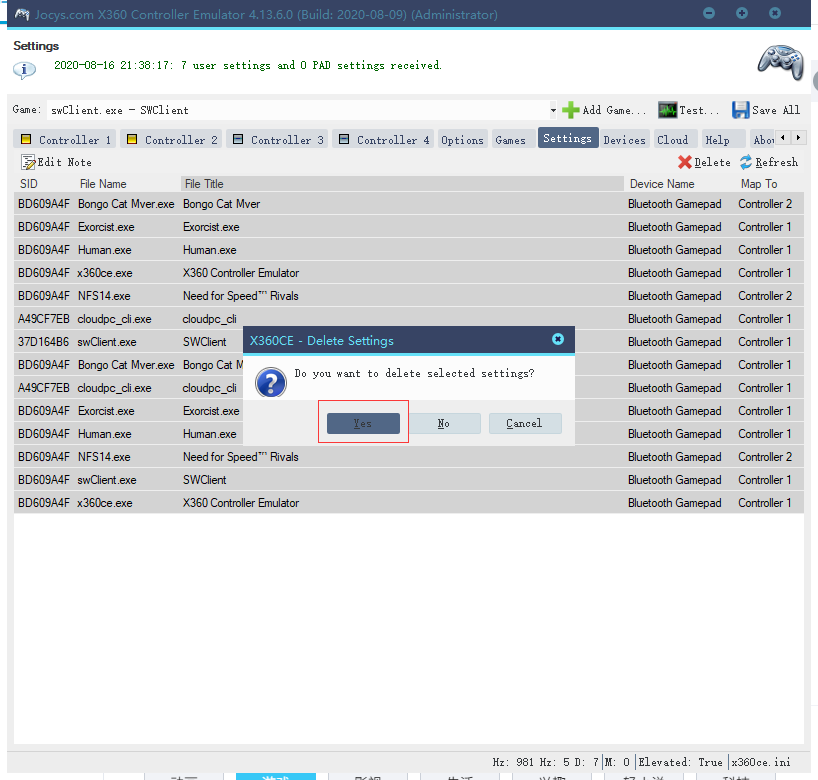 [2020/8/16]利用新版x360ce在PC上使用杂牌手柄 - 哔哩哔哩