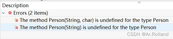 编译器报错The method XXX() is undefined for the type XXX的解决方案 - 哔哩哔哩