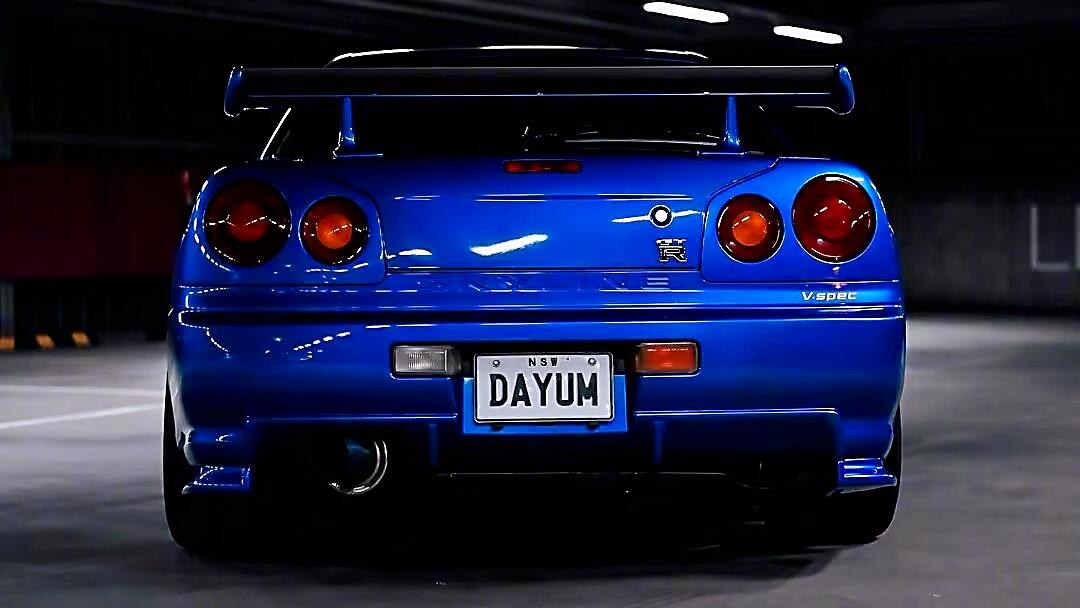 GT-R BNR34（头文字D—神之脚座驾） - 哔哩哔哩