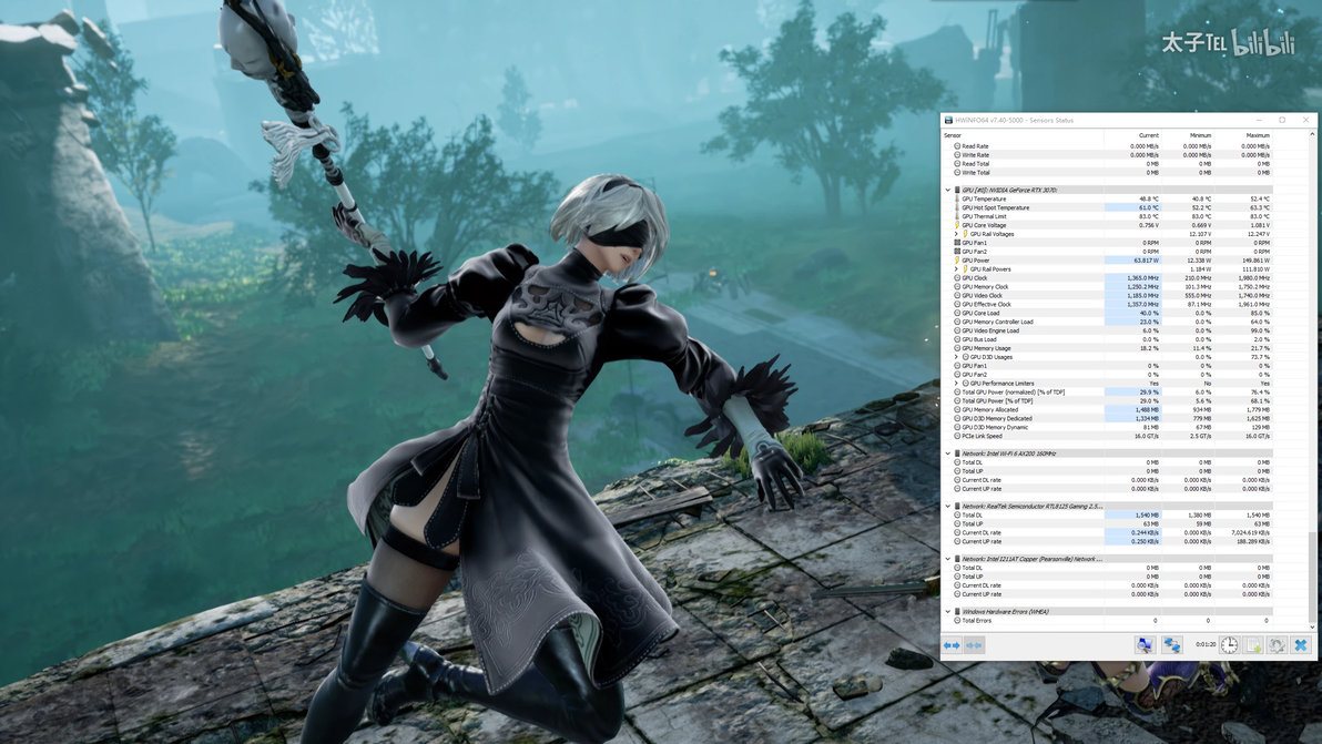 RTX Video Super Resolution (RTX VSR)性能消耗测试 - 哔哩哔哩