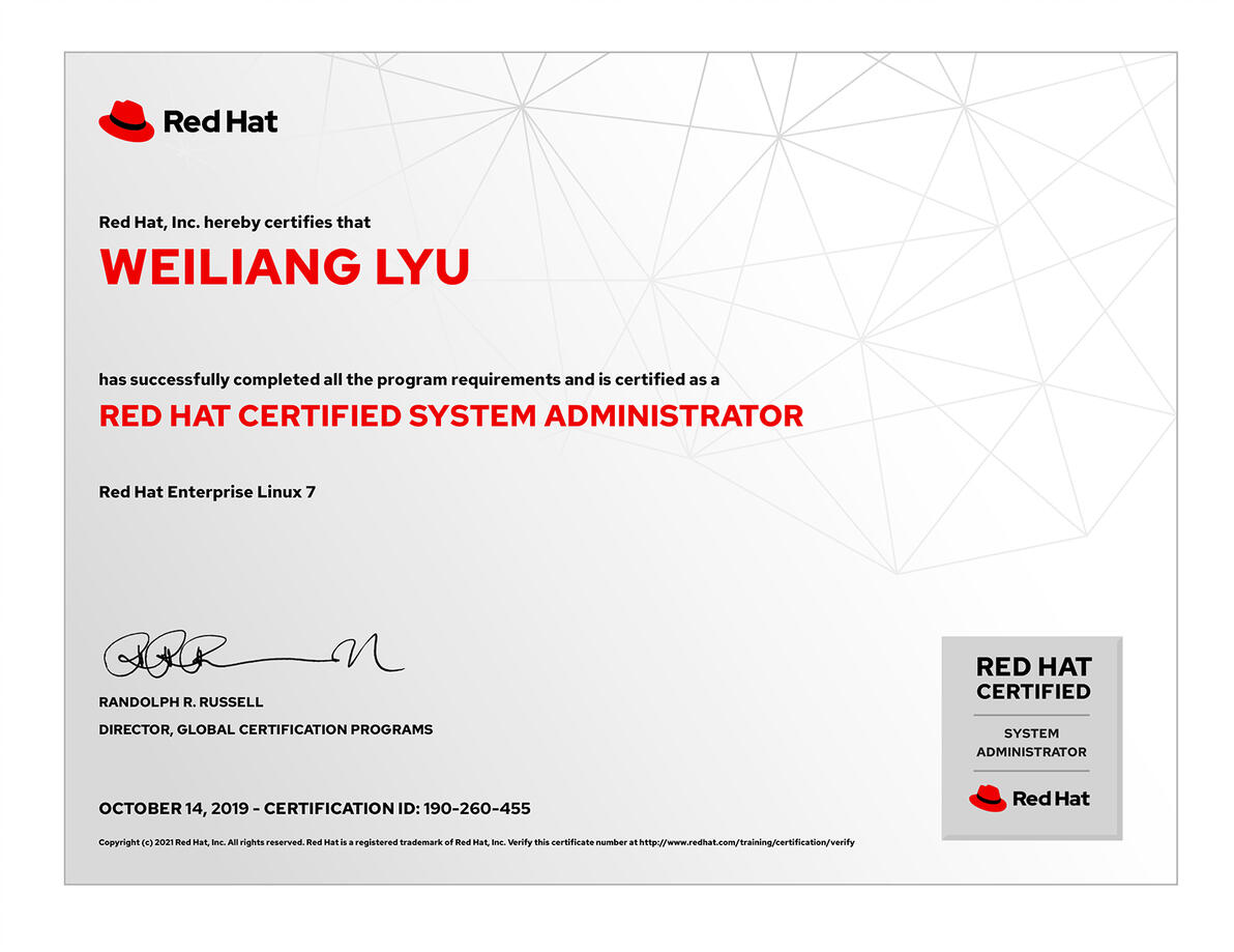 Red Hat Certified Architect In Infrastructure Level III - 哔哩哔哩