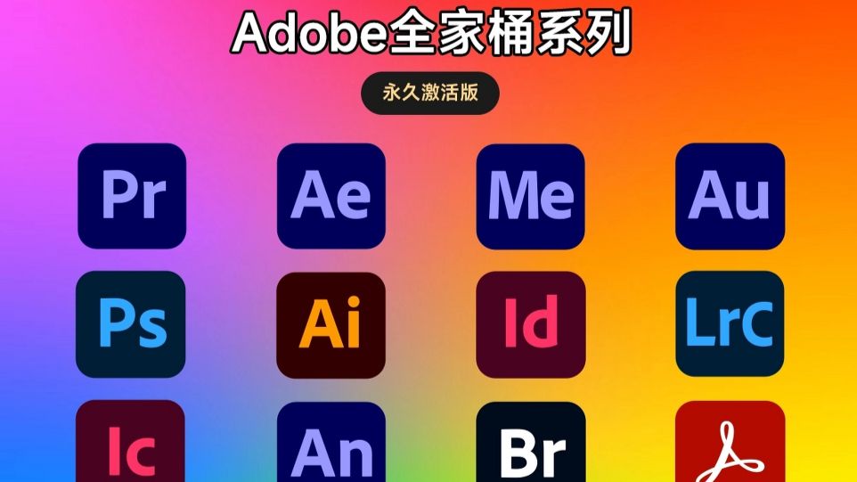 Adobe 2023全家桶6月更新,全面升级acr154,一键安装永久使用! 哔哩哔哩