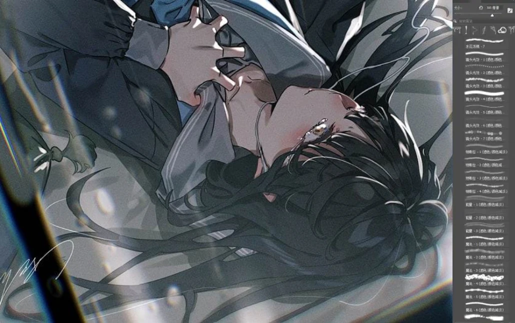 【PS/Csp/Procreate/画世界pro笔刷】蘑菇太太rella同款笔刷无偿分享，导入即可使用！ - 哔哩哔哩