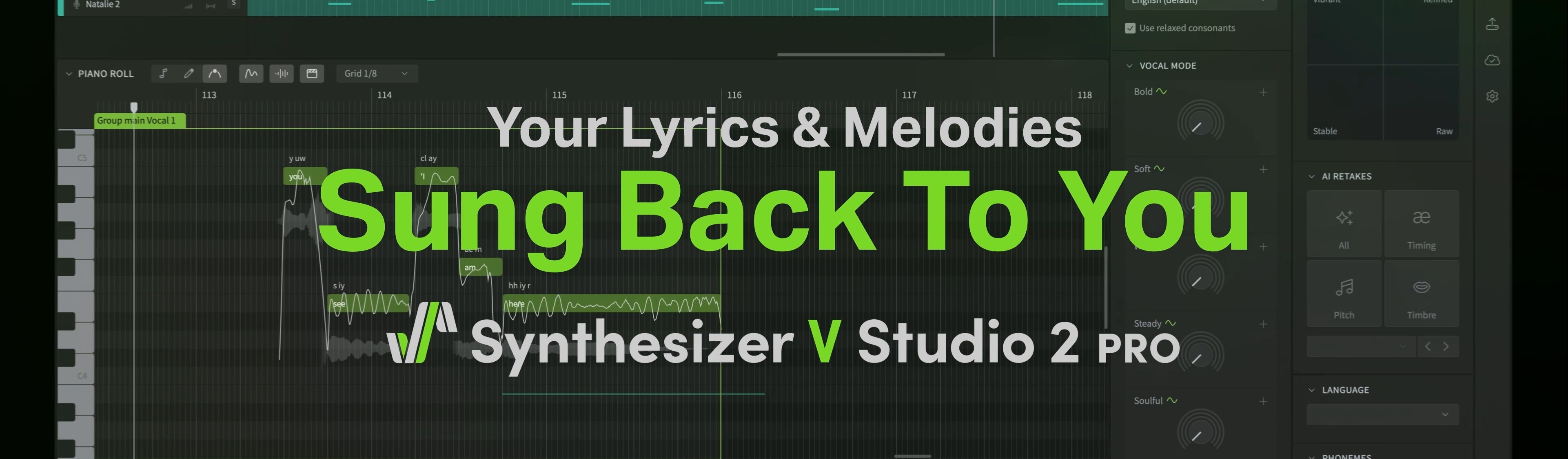 Dreamtonics 宣布推出歌声合成与人声制作软件 Synthesizer V Studio 2 Pro - 哔哩哔哩