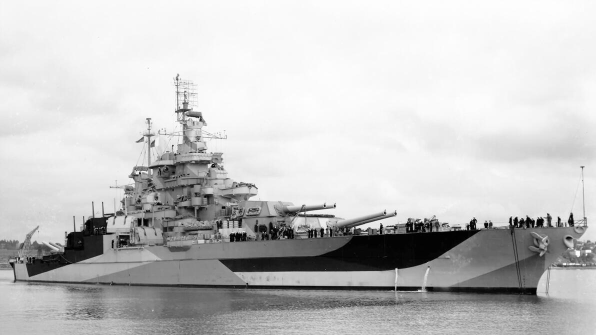 【美国战列舰图片极简史-下】从BB-1印第安纳到BB-71路易斯安那 - 哔哩哔哩