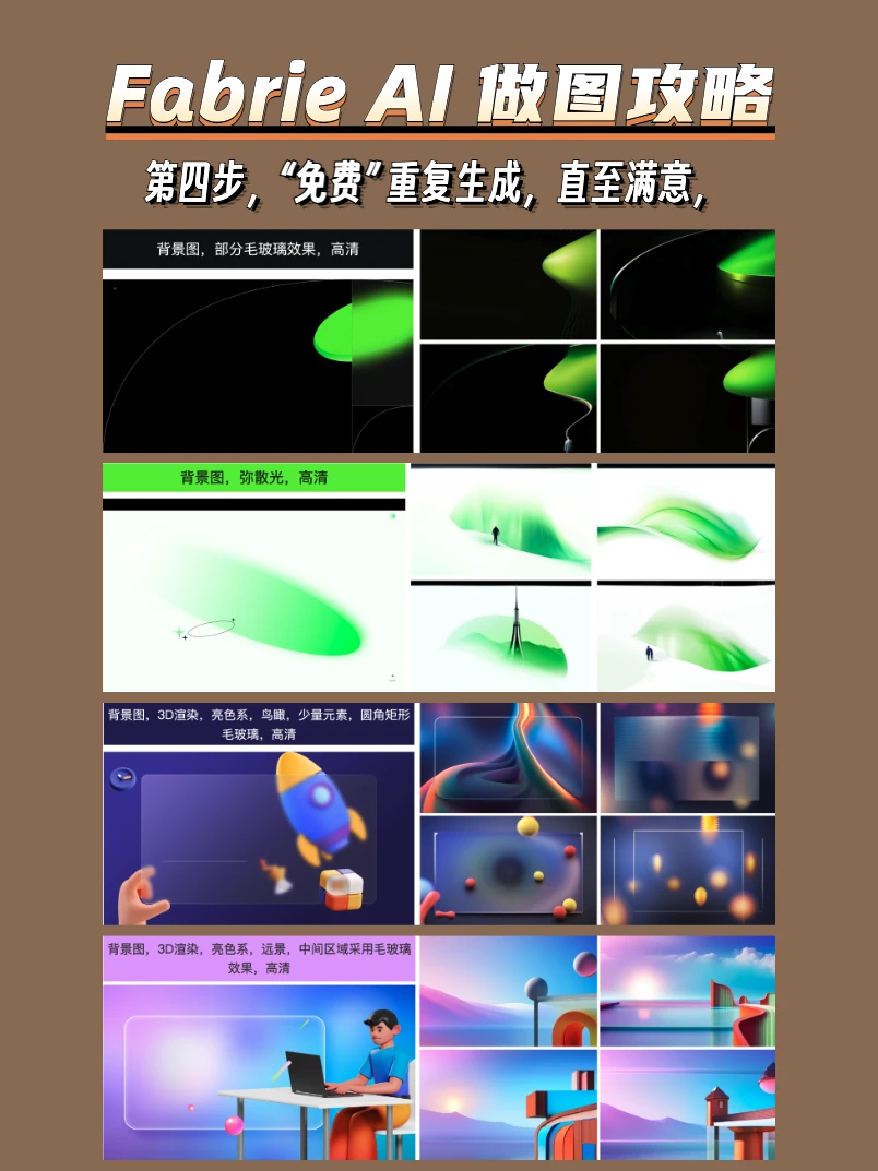 【有⼿就⾏】Fabrie AI三分钟搞定作品集封⾯！ - 哔哩哔哩