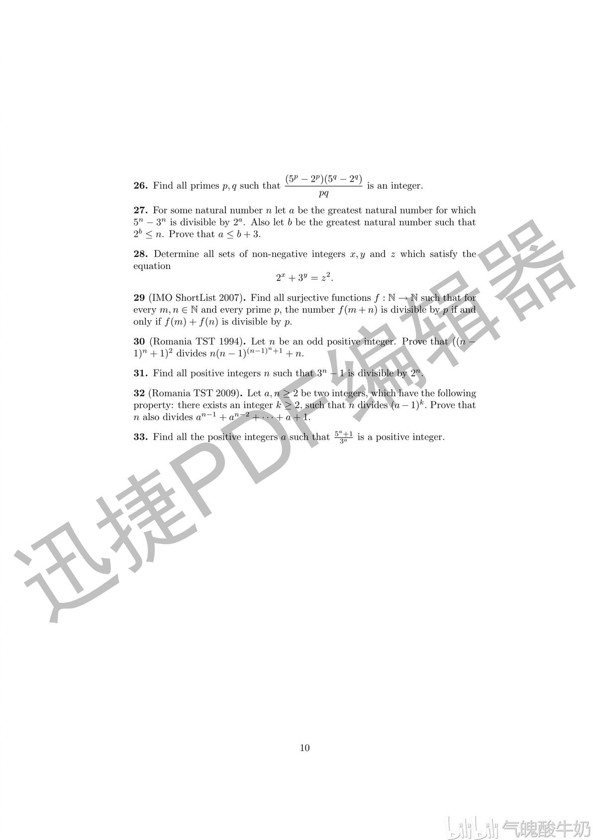 【外文翻译】Lifting The Exponent Lemma （LTE引理） - 哔哩哔哩