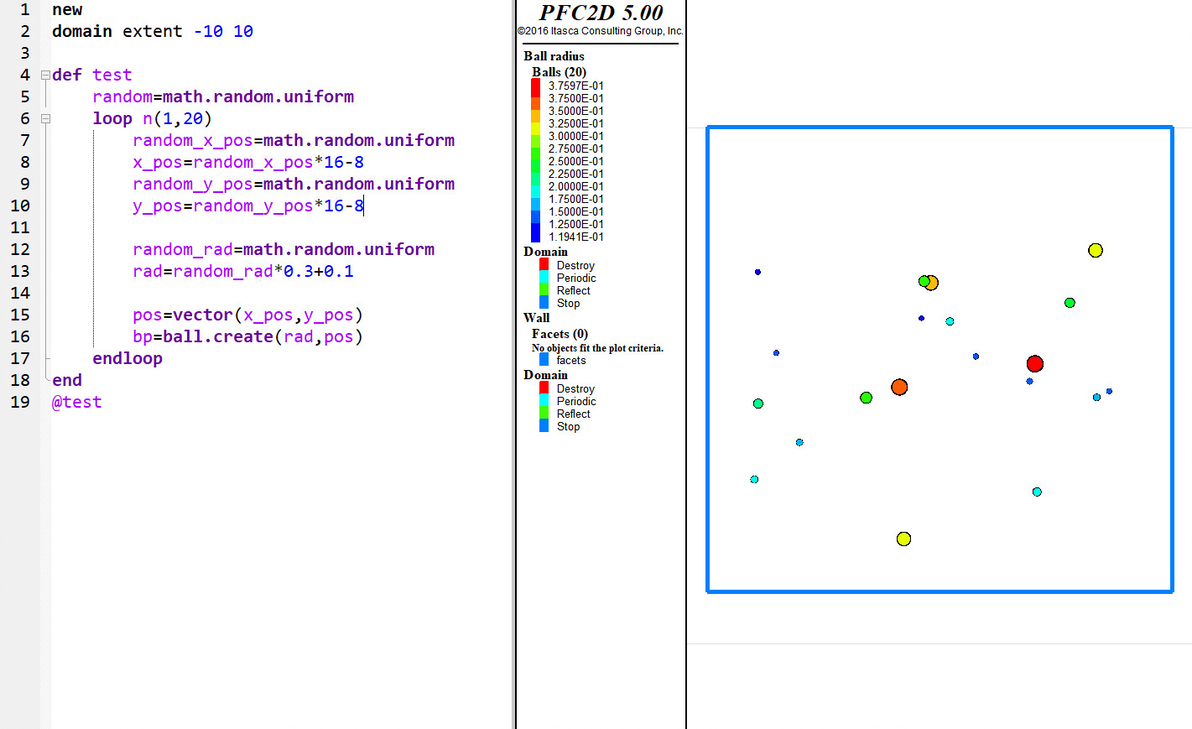 PFC5.0 随机生成颗粒的两种方式 - 哔哩哔哩