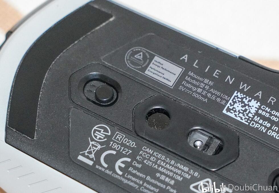 玩票还是玩真的？350小时持久续航 Alienware AW610M无线鼠标 - 哔哩哔哩