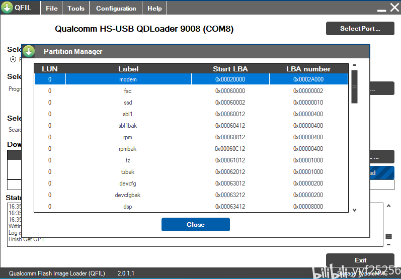 利用9008刷写/备份单分区 - 哔哩哔哩