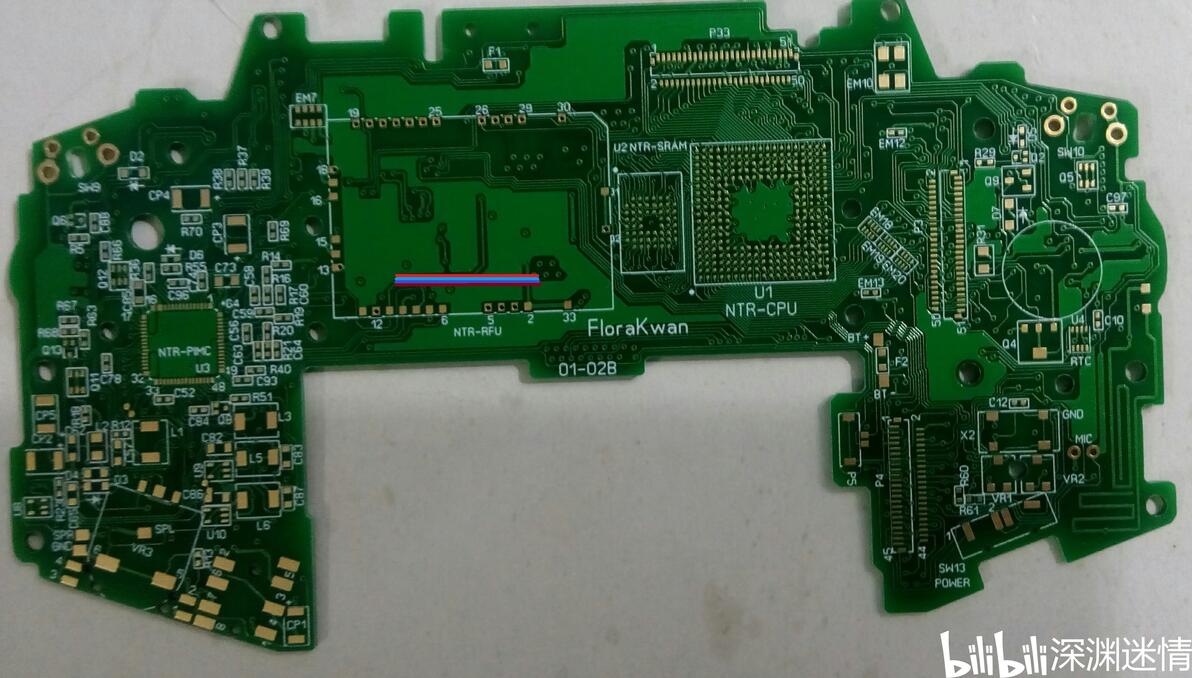NDS改GBA，尝试搬电子元件用仿GBA形状PCB板改的 - 哔哩哔哩