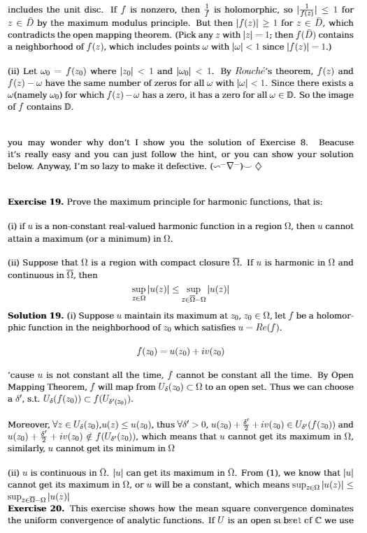 Stein Complex Analysis 复分析第三章答案 - 哔哩哔哩