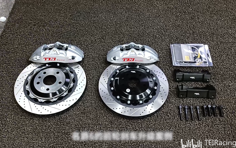 TEI Racing：名爵6升级安装前轮TEI刹车卡钳P40NS详情讲解过程分享 - 哔哩哔哩