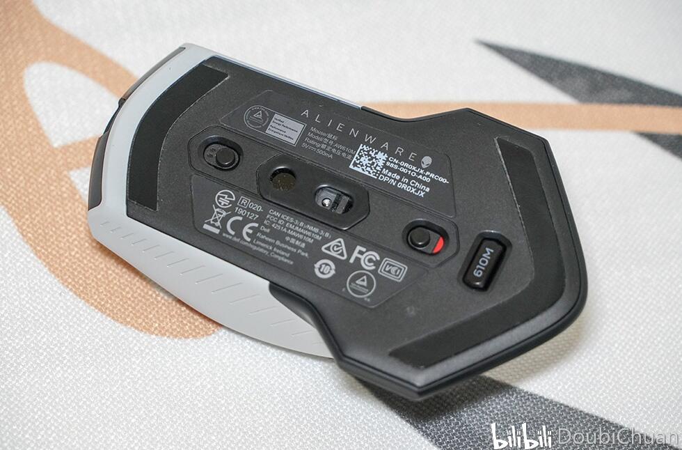 玩票还是玩真的？350小时持久续航 Alienware AW610M无线鼠标 - 哔哩哔哩