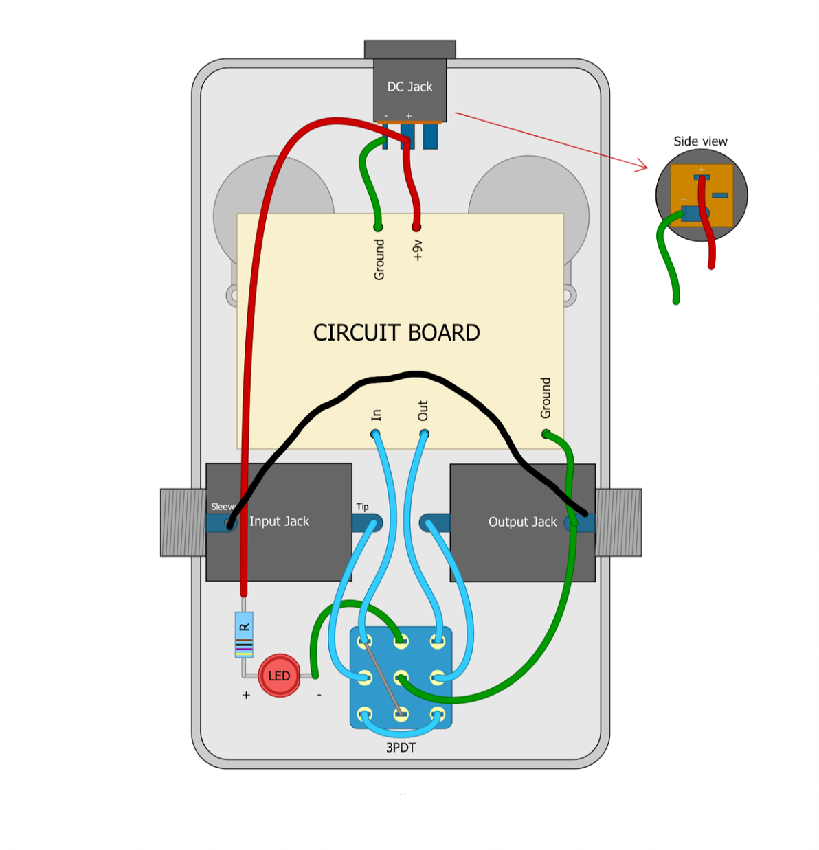 【DIY】 TS808类过载单块效果器 LANDGRAFF DYNAMIC OVERDRIVE - 哔哩哔哩